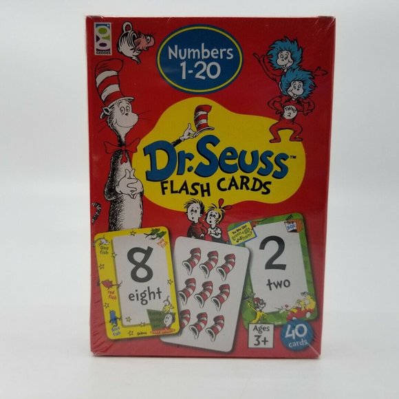 Raymond Geddes | Toys | Dr Seuss Flash Cards Numbers 2 Counting Numbers ...